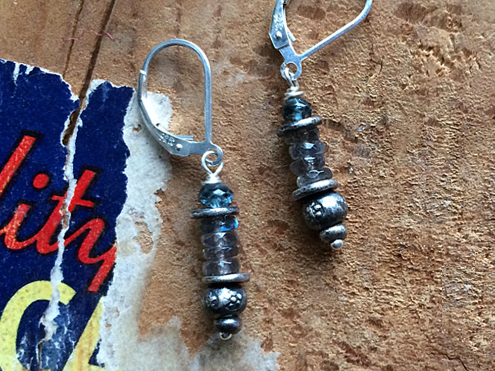 Sophisticated Stack Earrings: Handmade Jewelry - Daisy Chains Jewelry