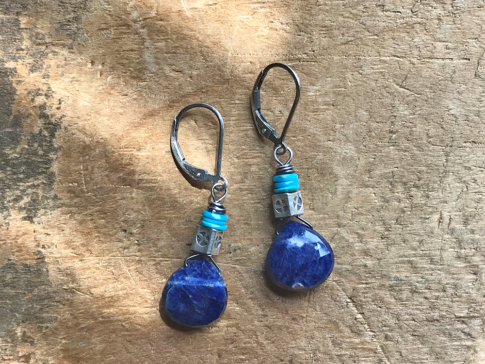 True Blue Earrings – Daisy Chains Jewelry